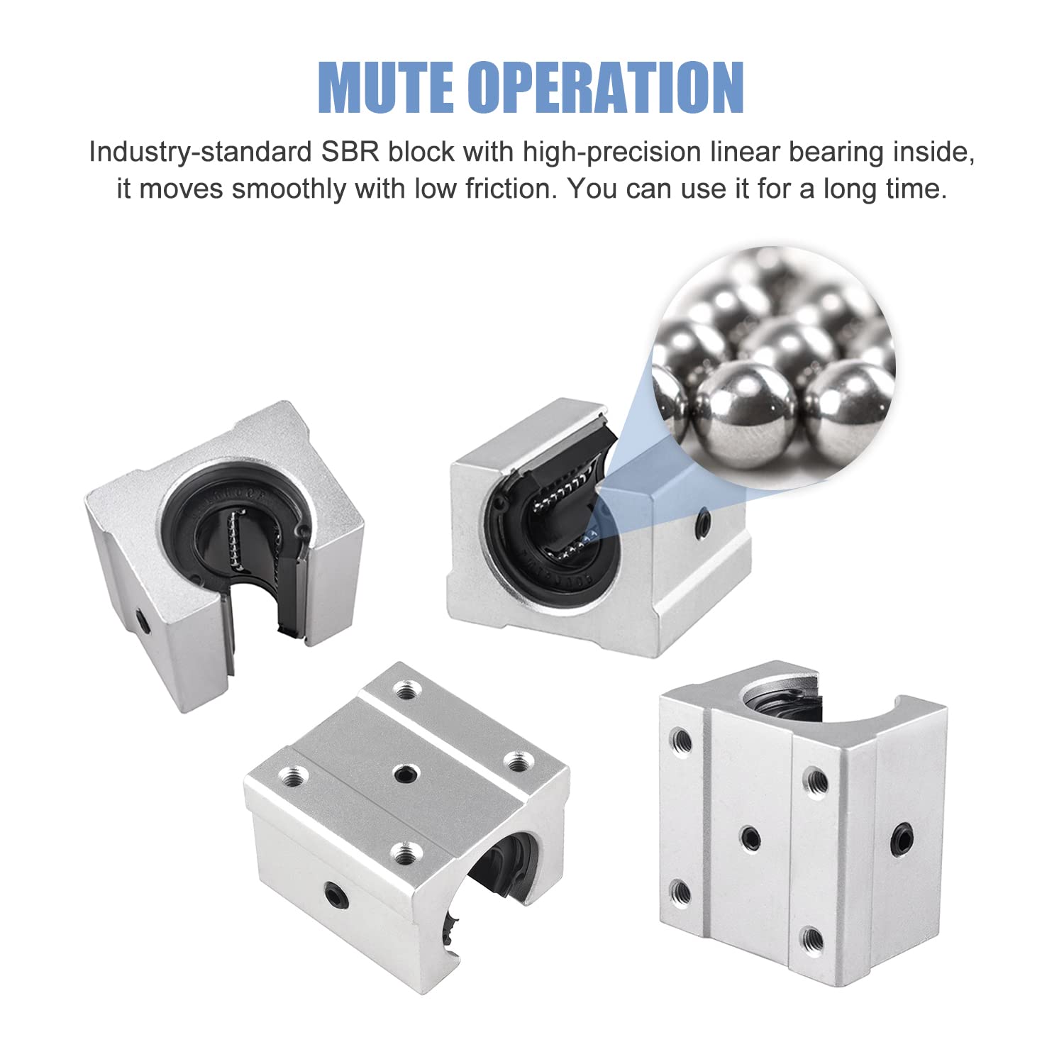 Mua CNCMANS SBR20-2200mm Linear Rail Linear Rails and Bearings Kit 2Pcs ...