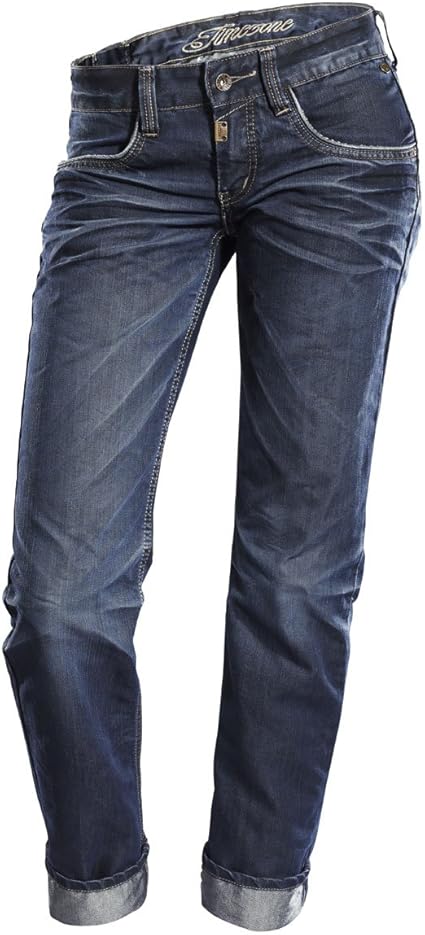 Timezone Damen Jeans Comfort Fit, 16-5341 Evia "3467 black blue wash ...