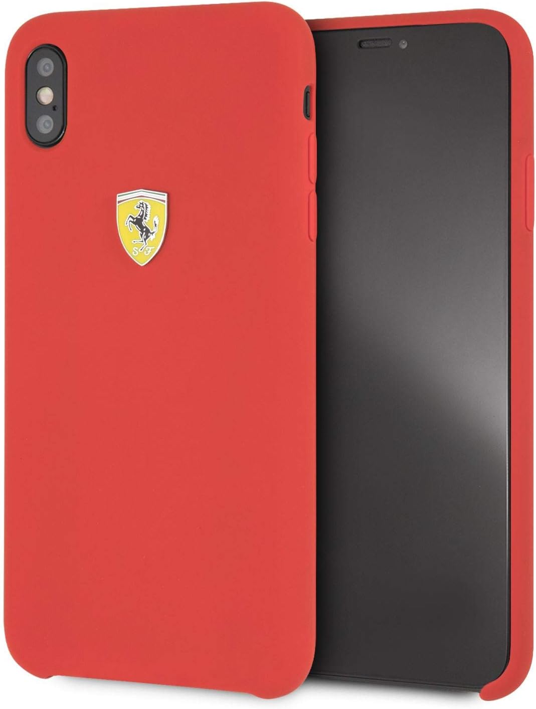 Amazon.com: Ferrari iPhone XS Max Case Red Cell Phone Case Silicone ...