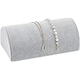 Amazon.com: PH PandaHall Half Moon Velvet Bracelet Display, Soft ...