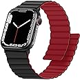 Amazon.com: Anlinser Magnetic Bands Compatible with Apple Watch Band 49/46/45/44/42/41/40/38mm ...