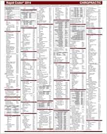 Rapid Coder for Icd-9 Chiropractic Codes - 2014: Amazon.com: Books