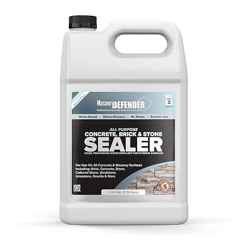 MasonryDefender All Purpose Brick Stone & Concrete Sealer - Transparent ...