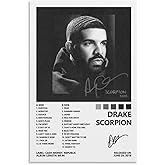 Amazon.com: Drake Poster Views Album Cover Wall Art Rapper Canvas ...