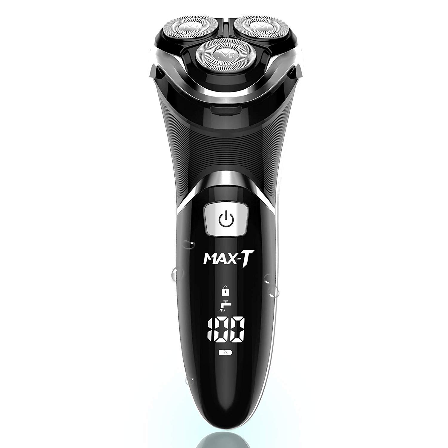 Amazon.com: Men Electric Shaver,MAX-T Wet Dry IPX7 Waterproof Corded ...
