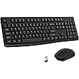Amazon.com: Wireless Keyboard and Mouse Combo, EDJO Full-Sized 2.4GHz ...