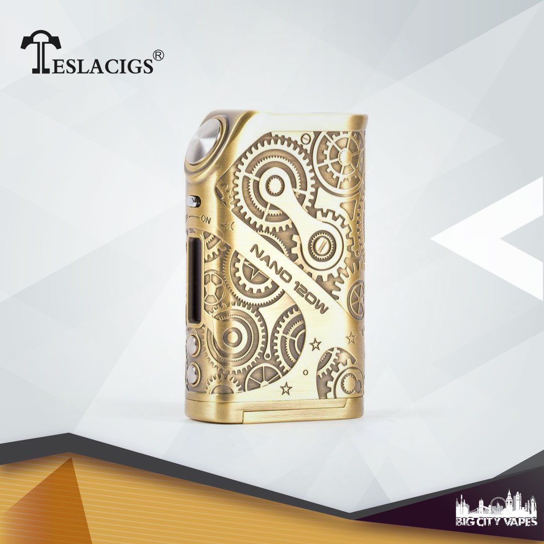 Teslacigs Nano 120W Steampunk (Brass): Amazon.co.uk: Health & Personal Care