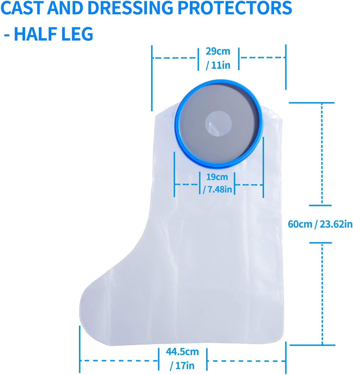 Waterproof Leg Cover for Shower, Cast and Bandage Protector for Bathing ...