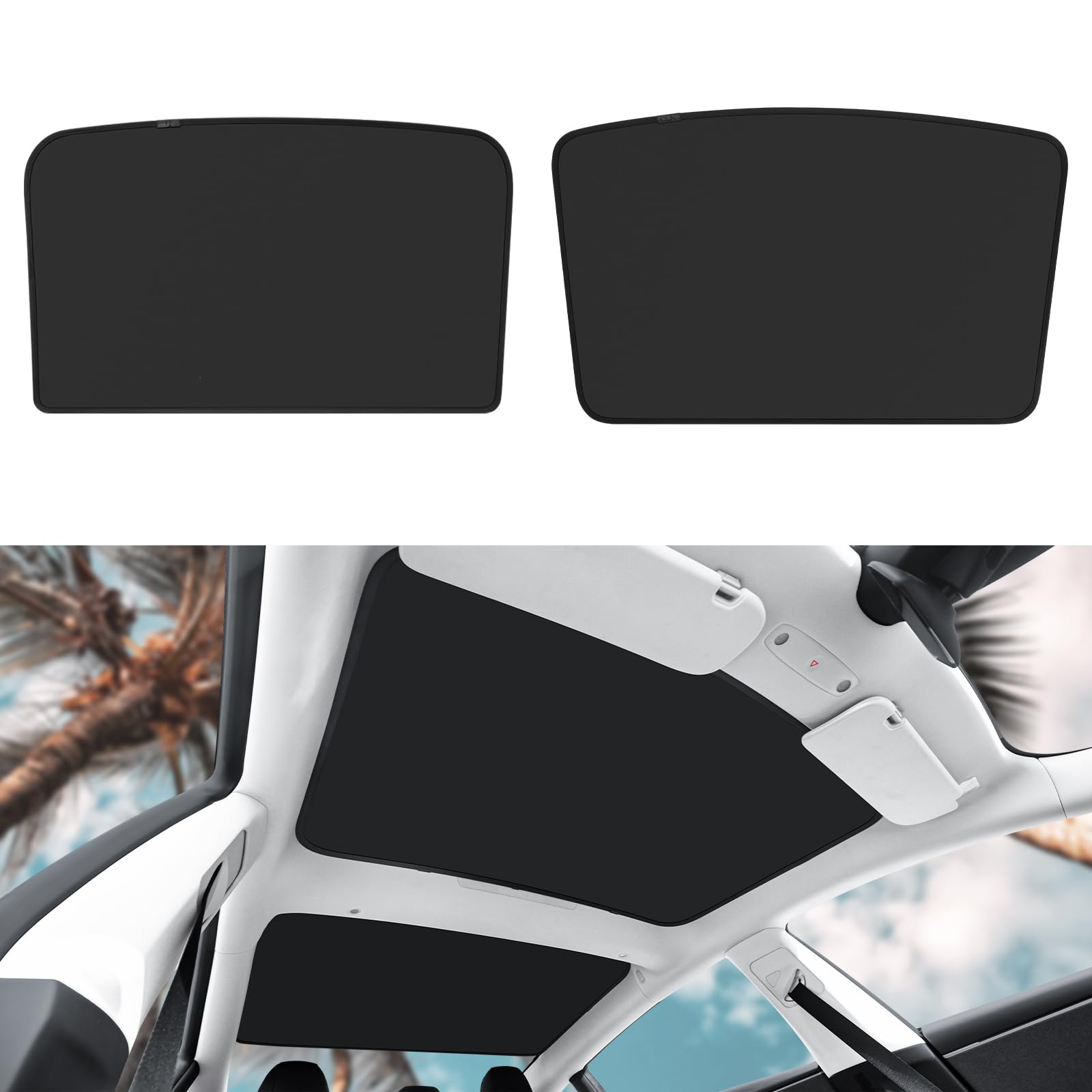 *USED MISSING PARTS*KUNIST Roof Sunshades for Tesla Model 3 2025 ...