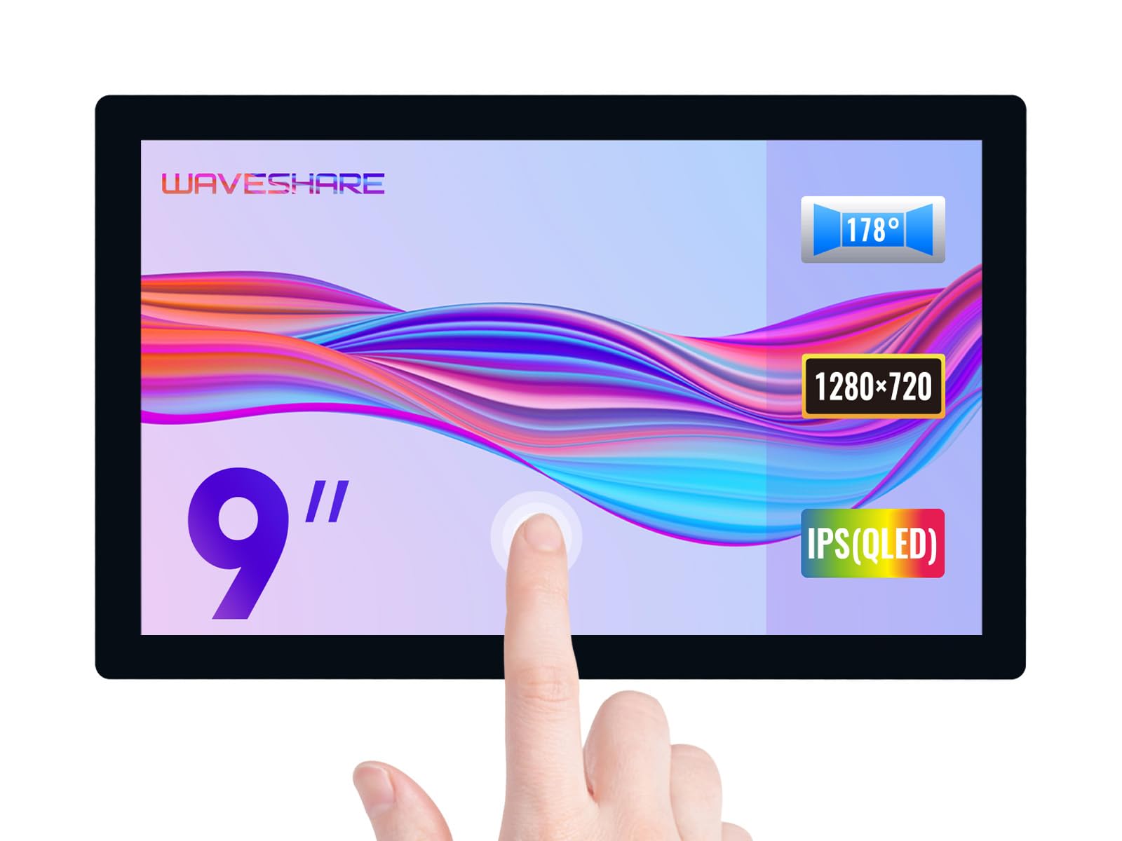 Mua 9inch QLED Quantum Dot Display, 1280×720, Compatible with Raspberry ...