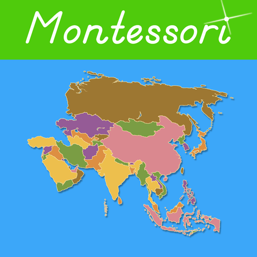 Montessori Geography - Asia - Learn the countries of Asia with ...