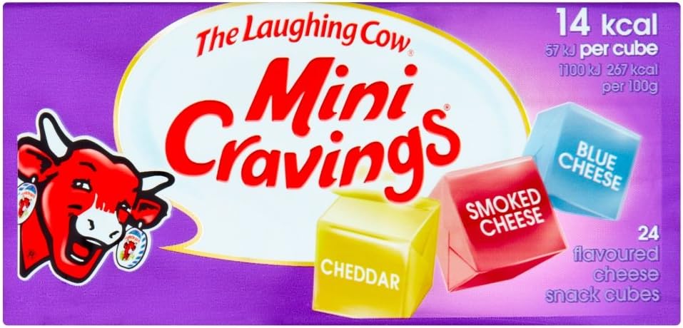 The Laughing Cow Mini Cheese Cravings 3 Cheese Variety, 125g: Amazon.co ...