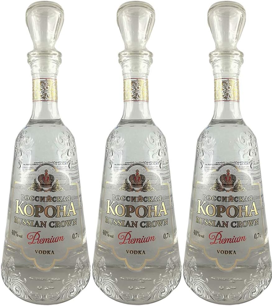Vodka Rossijskaja Korona Premium 0,7L SPARSETS russischer Wodka russian ...
