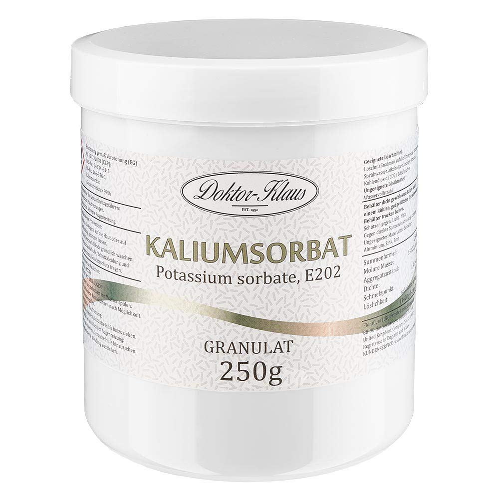 Doktor-Klaus Kaliumsorbat 250g: Amazon.de: Lebensmittel & Getränke