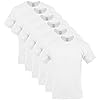 Gildan Men's Crew T-Shirts, Multipack, Style G1100, White (6-Pack ...