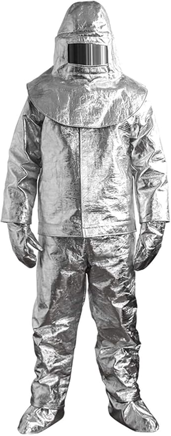 Pusaman Aluminum Foil Fireproof Suit, 1000 ℃ Degree Heat Resistant ...