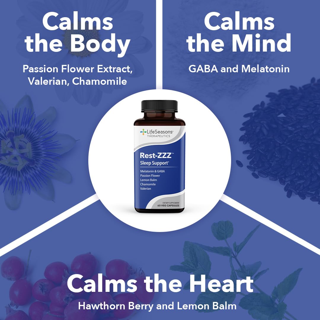 Mua LifeSeasons Rest-ZZZ - Natural Sleep Support Supplement - Fall ...