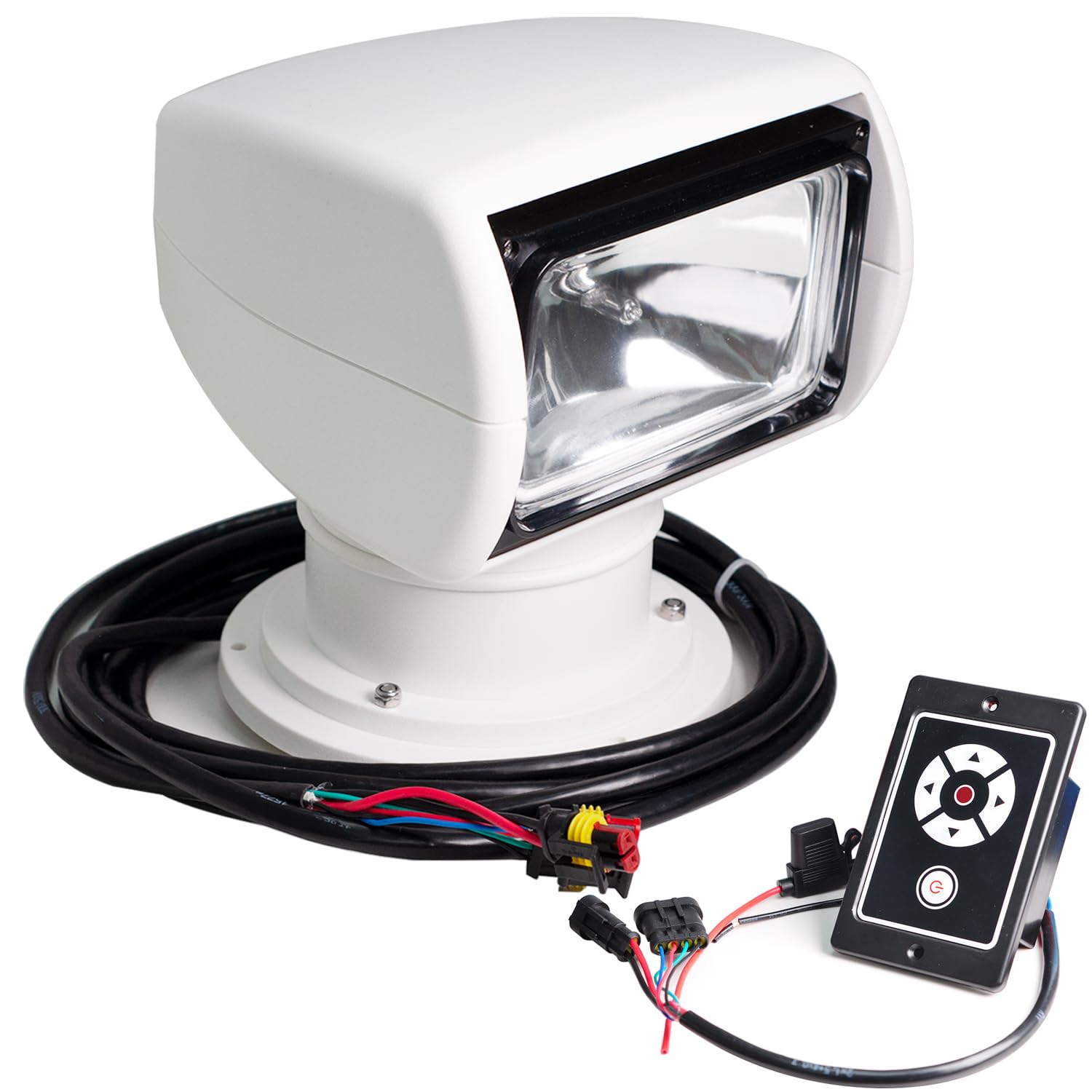 Boat Spotlights, 100W Remote Control Spotlights for Boat Truck, Boat ...