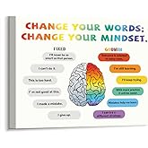 Amazon.com: Cmoqtiv Positive Affirmations Growth Mindset Educational ...