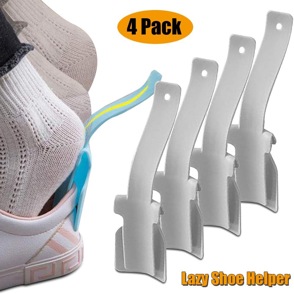 Amazon.com: Lazy Shoe Helper, Portable Sock Slider - Handled Shoe Horn ...