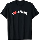 Amazon.com: First Name Chayanne Gift I Love Chayanne T-Shirt : Clothing ...