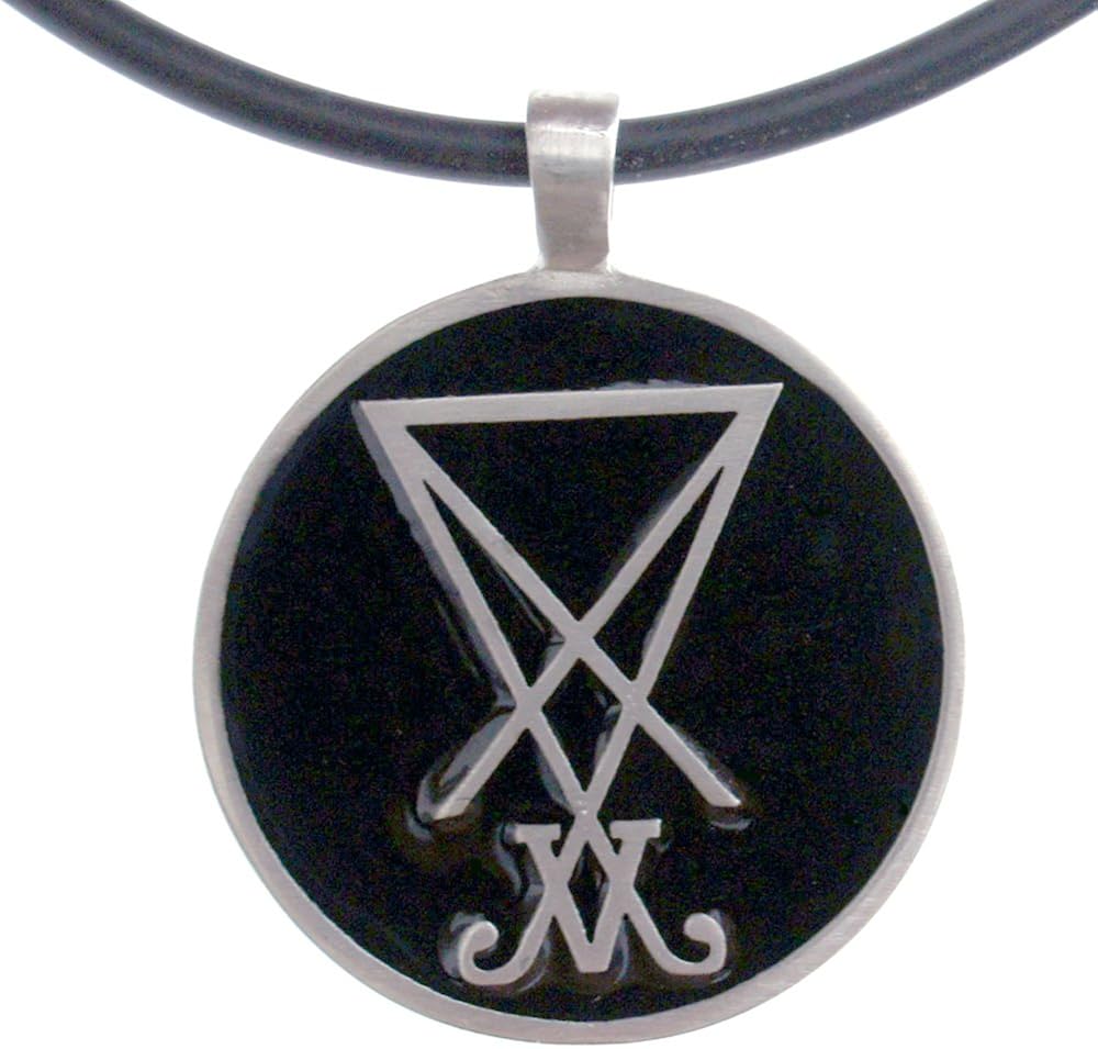 Engraved The Sigil of Lucifer Church of Luciferian Seal of Satan Wicca ...