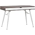Amazon.com: Calico Designs Alcove Modern Desk with Large Split Drawer ...