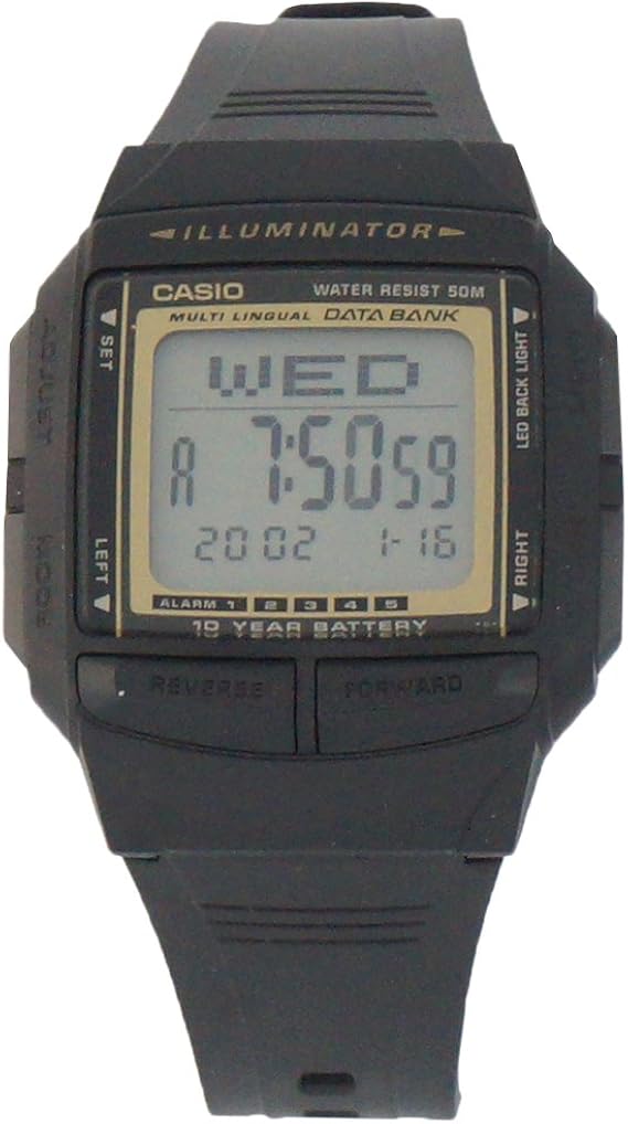 Casio DB36-9AV Men's Resin Strap Wrist Watch: Amazon.co.uk: Watches