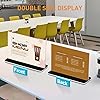 CLIDDZOP Acrylic Sign Holder 6 x 4 Inch Clear Plastic Table Sign Table ...