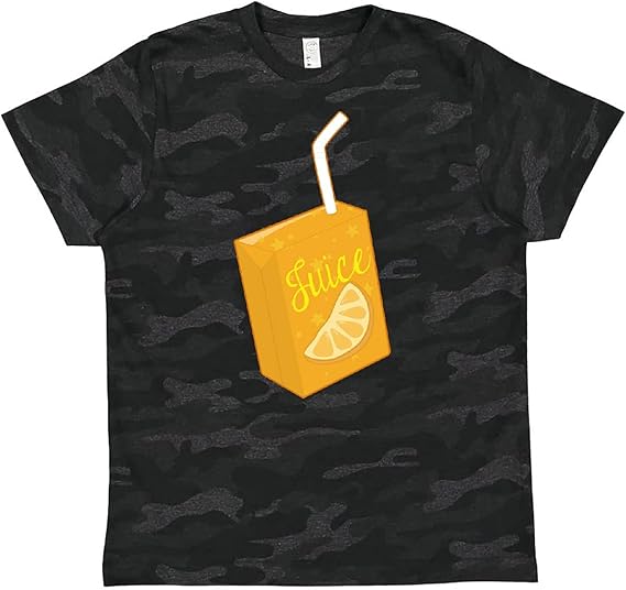 Amazon.com: inktastic Orange Juice Box Youth T-Shirt: Clothing