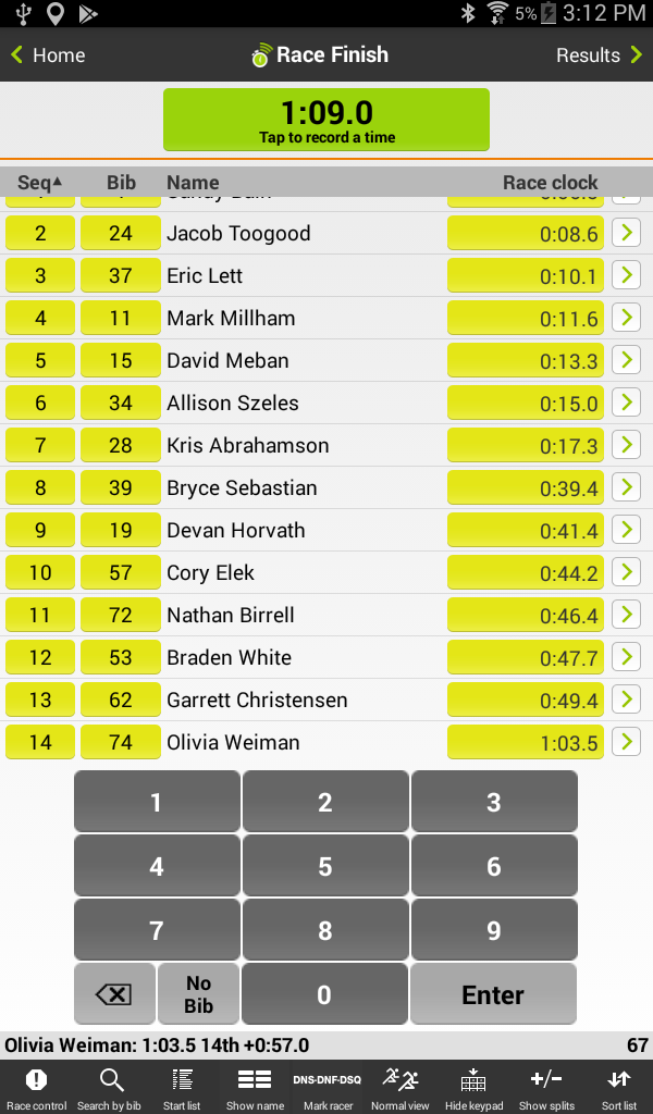 Webscorer Race Timer:Amazon.in:Appstore for Android