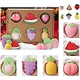Amazon.com: Colorful Fruit Shaped Bath Bombs Gift Set 6 XL Fizzies with a Surprise Inside for ...
