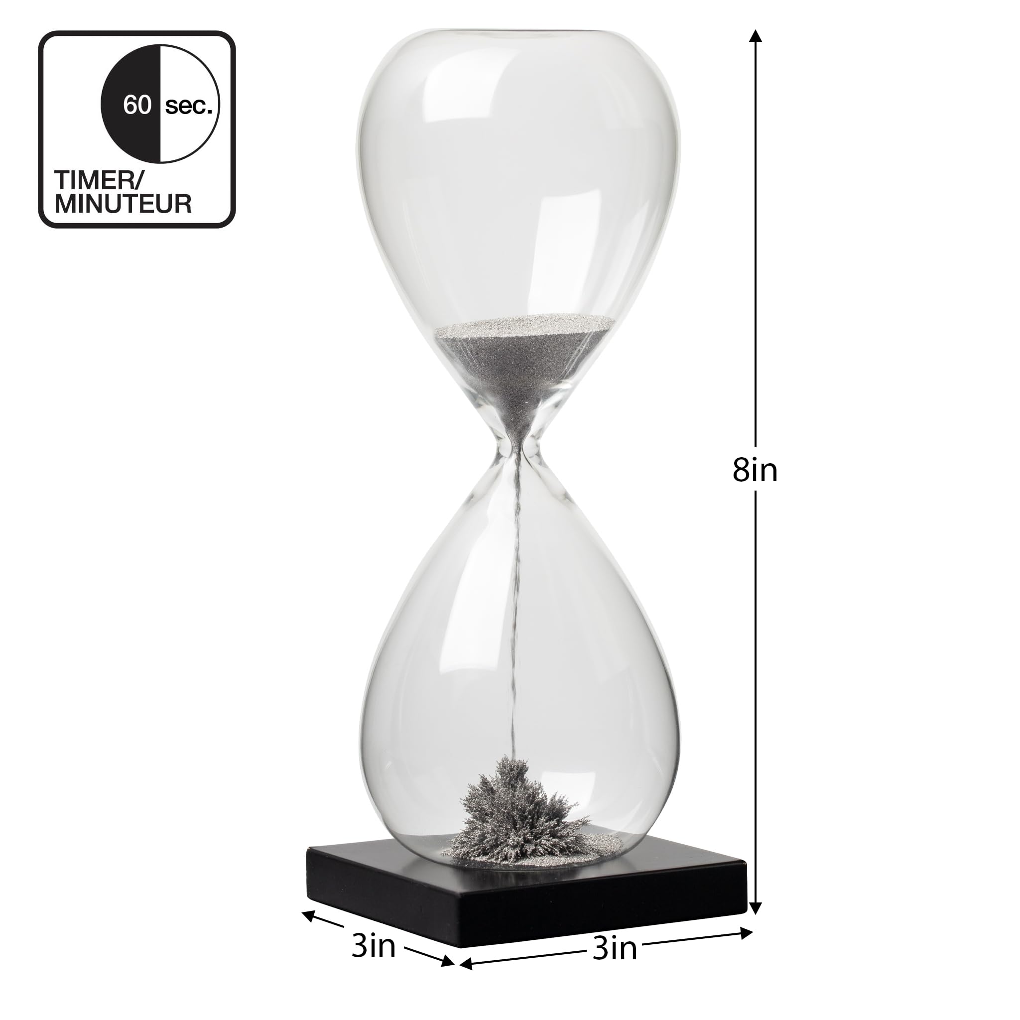 Mua Torre & Tagus Magnetic Hourglass Sand Timer - 60 Second / One Minute Magnetic Sand Clock ...