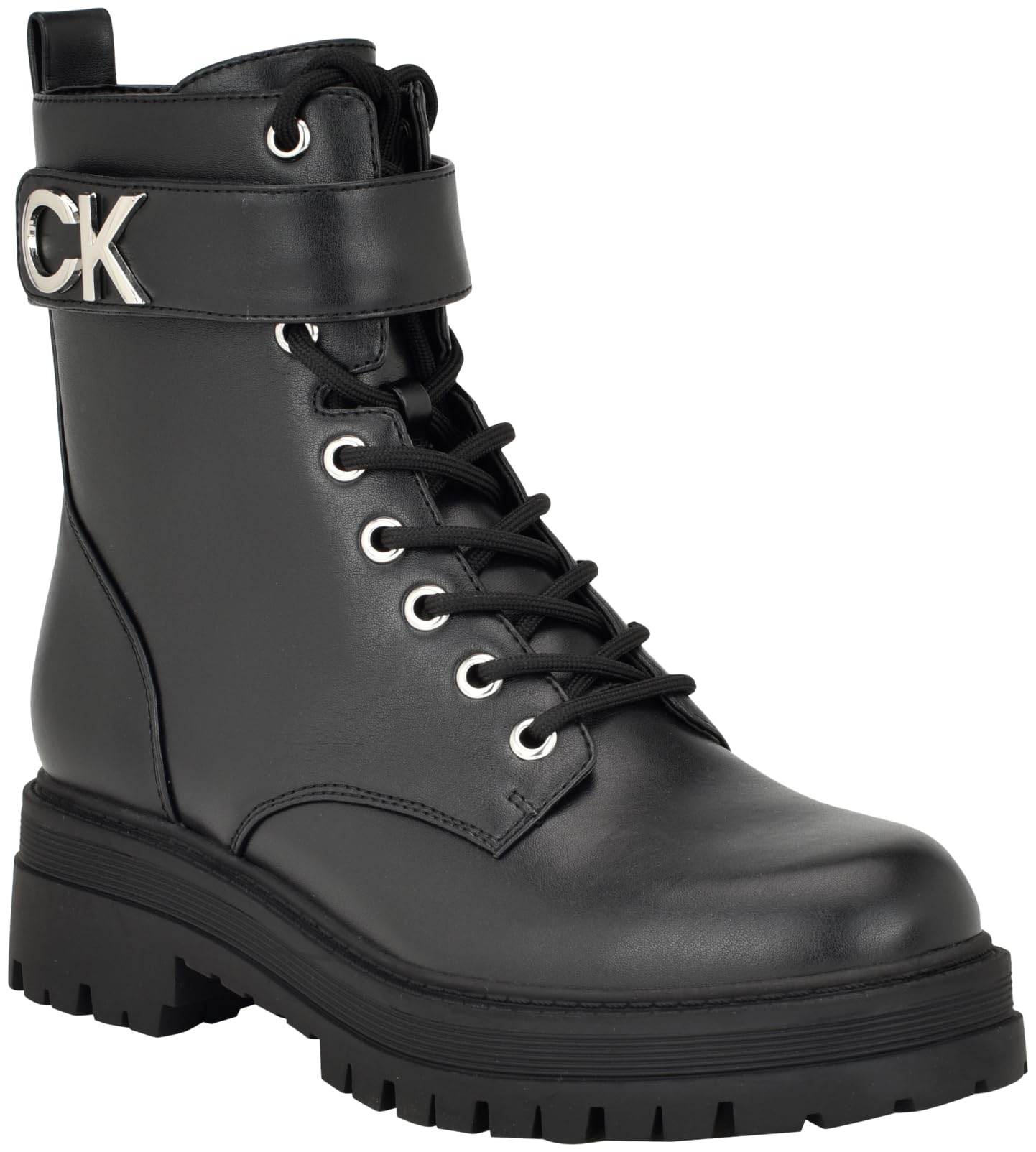 Black lace-up boots Kuwait | Buy Online | Whizz Others
