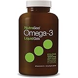 Nature's Way NutraSea Omega 3 Supplement Liquid Gels, 1250mg (750 mg ...