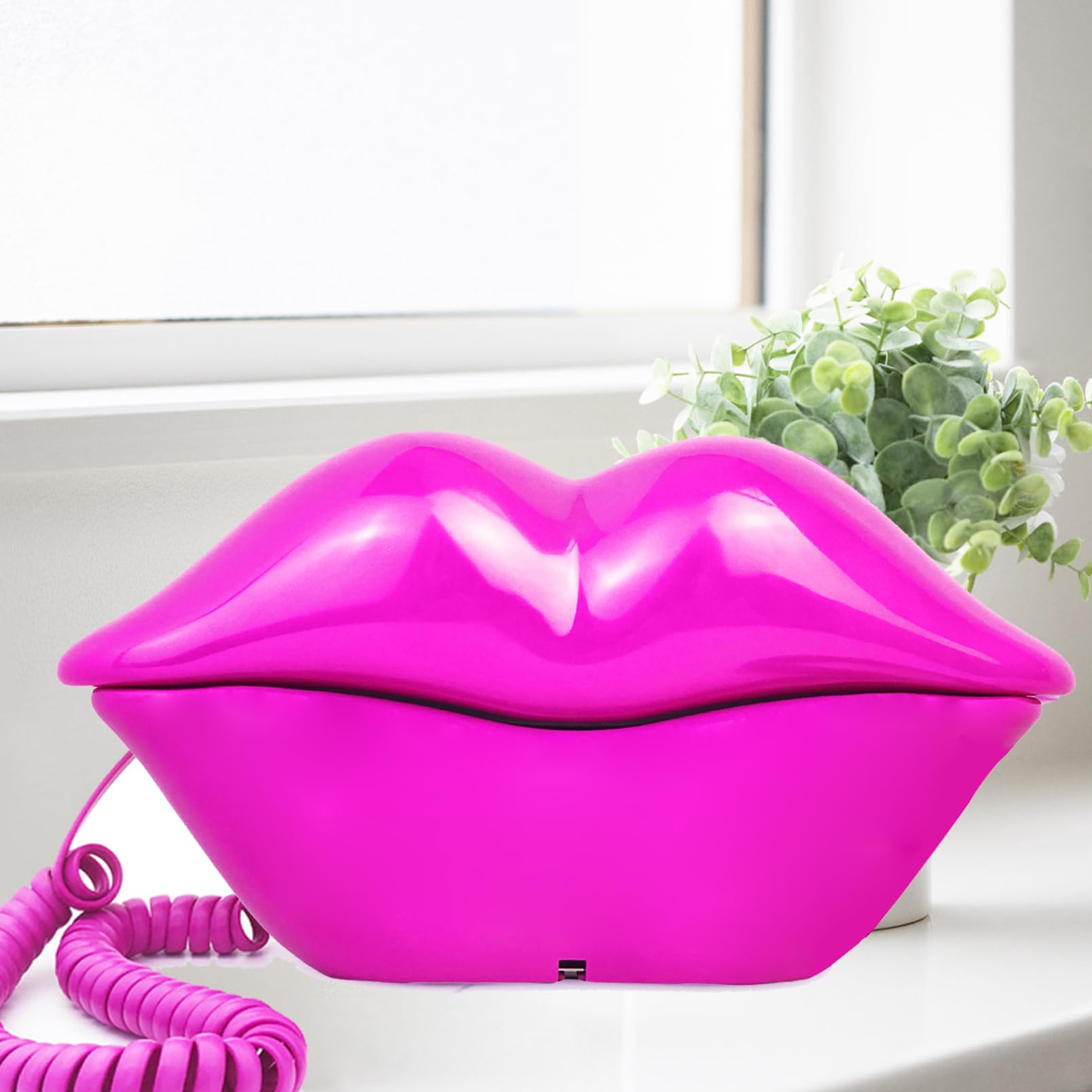 Mua TelPal Corded Lips Telephones Landline Pink-Colored Home Telephones ...