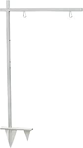 Amazon.com : Displays2go White Metal Real Estate Sign Stand for ...