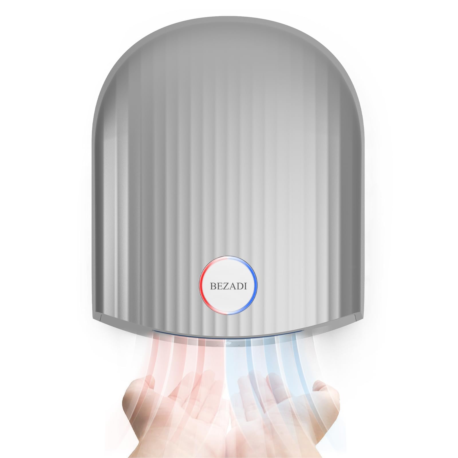 BEZADI 1200W Commercial Hand Dryer, High-Speed Hot & Cold Wind, Wall ...