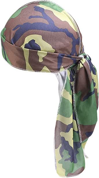 Durag for Waves Headwrap Long Tail Doo Rag for 360 Waves Du-Rags Men ...