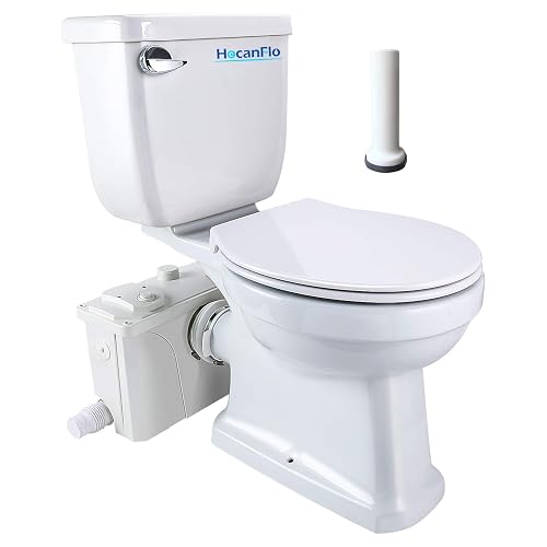 700watt Macerator Toilet, 1HP Two Piece Upflush Toilet Kit Included ...