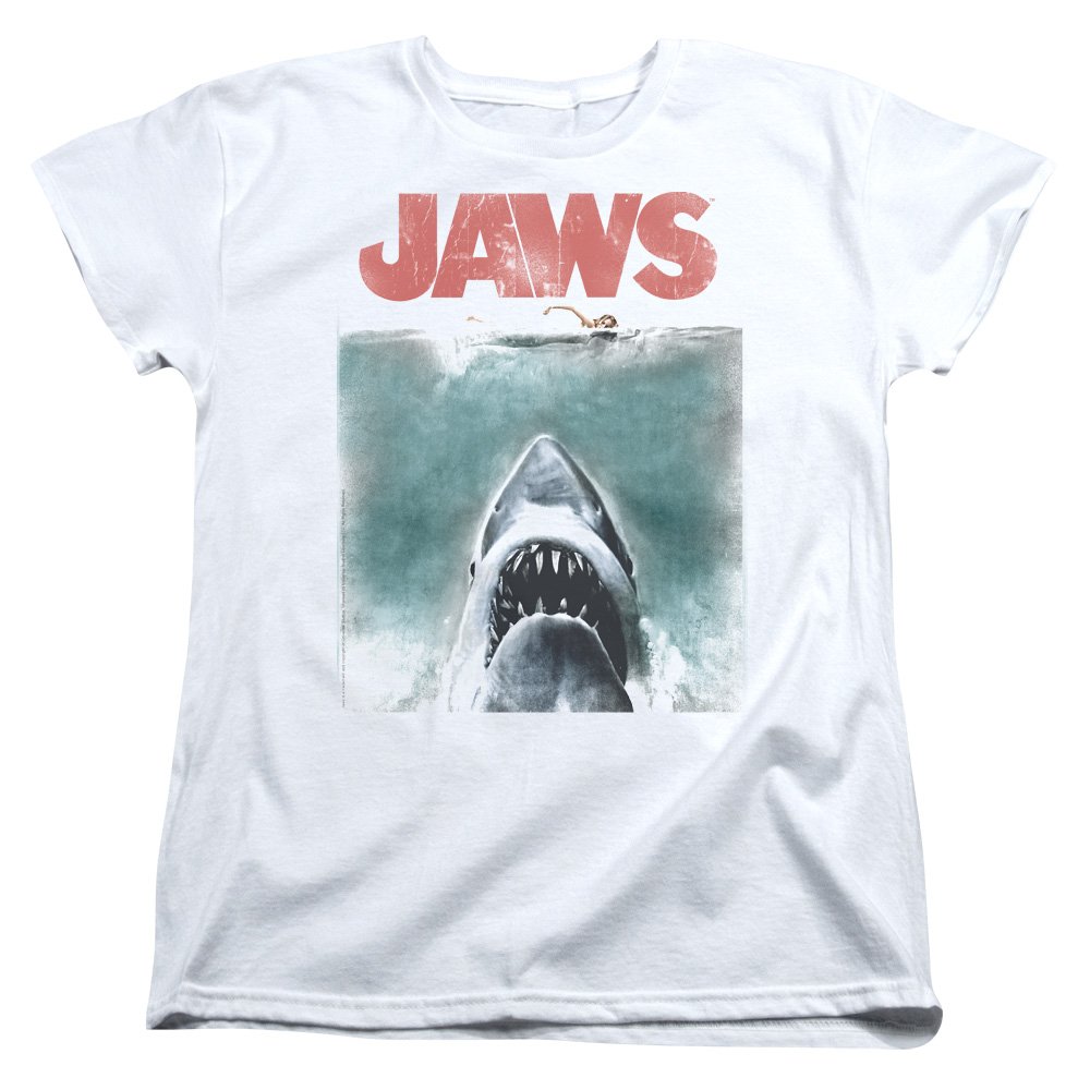 Amazon.com: Jaws - Womens Vintage Poster T-Shirt: Clothing