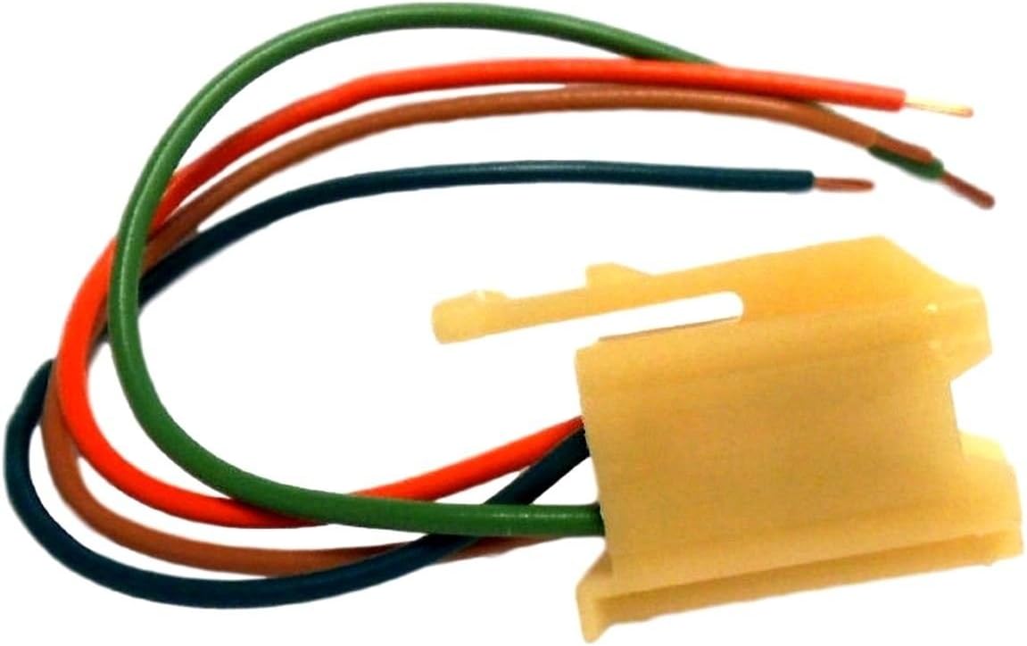 Amazon.com: Parts Master 84003 4-Wire White Speaker Pigtail Connector ...