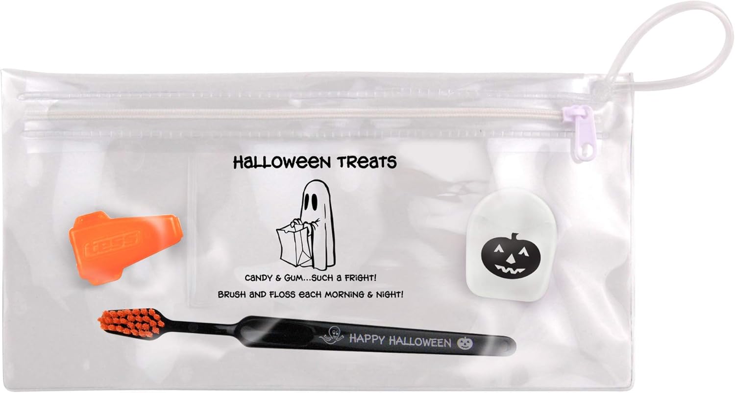 Amazon.com: Halloween Toothbrush Treat Bag Adult (Qty: 12 Bags): Health ...