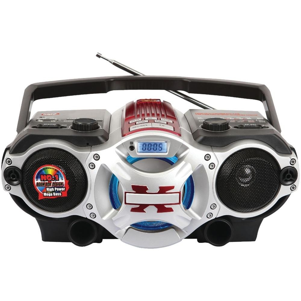 Bluetooth AM-FM Boombox Portable MP3 Player Radio Stereo Sound Music ...