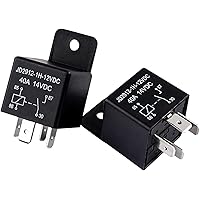 Amazon.com: JD2912-12VDC-1H-S 40 AMP Relay 4 Pin Relay SPST Muilty-Purpose 12V Relay for Car ...