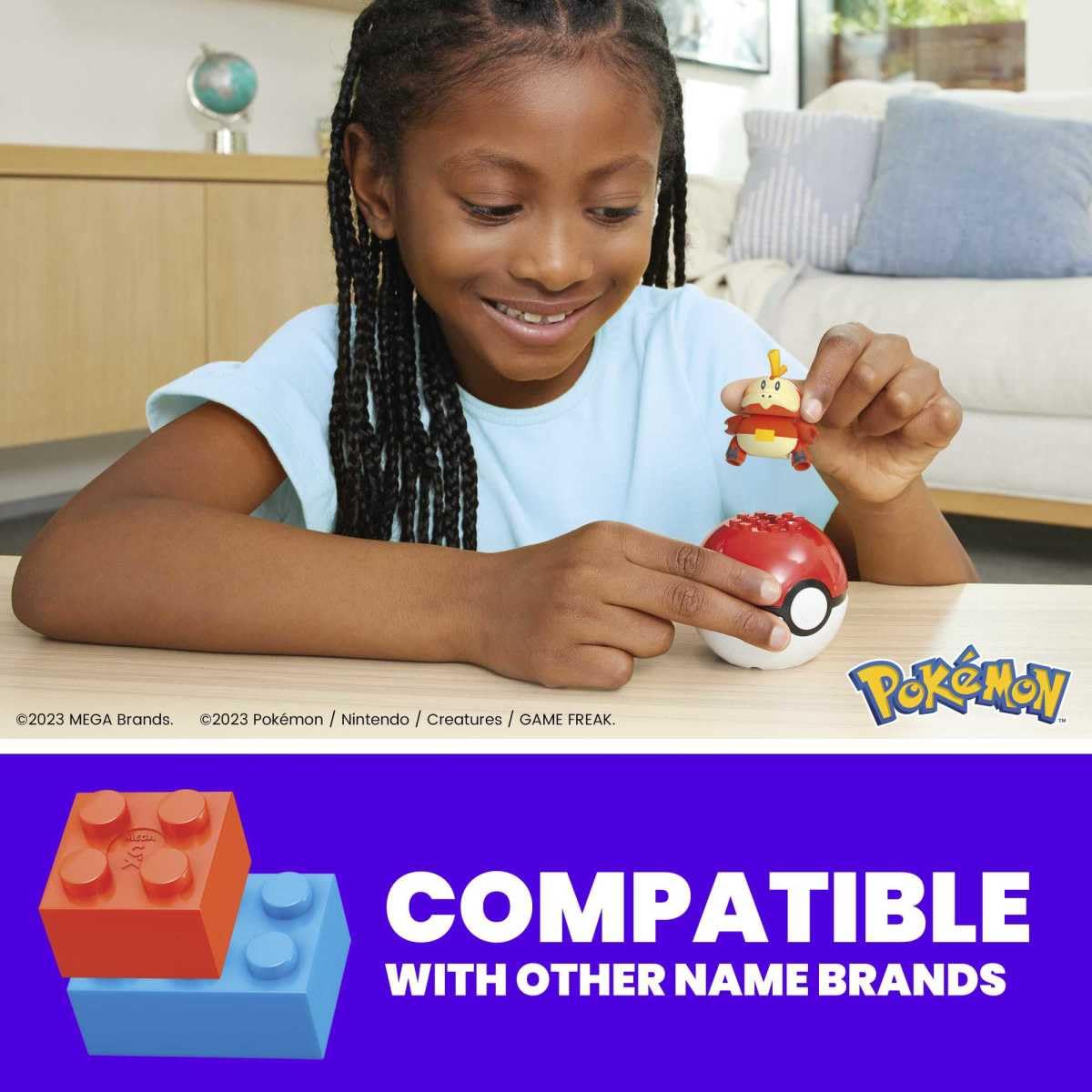 Mua MEGA Pokémon Fuecoco Collectible Pokeball Building Toy for Kids ...