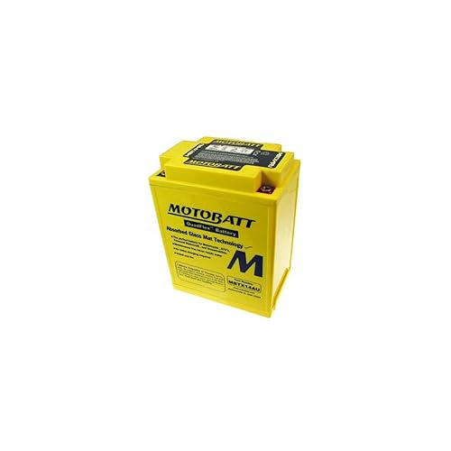 Motobatt MBTX14AU 12V 16.5Ah Motorcycle Battery Compatible With ...