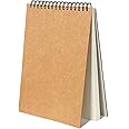Amazon.com: Sketch Book Pad, Drawing Paper 9" x 12" Spiral Bound (98lb ...