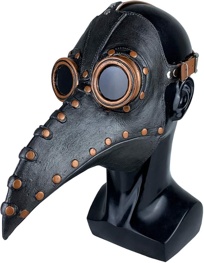 Plague Doctor Bird Mask Cosplay Props Long Nose Beak Masks for ...