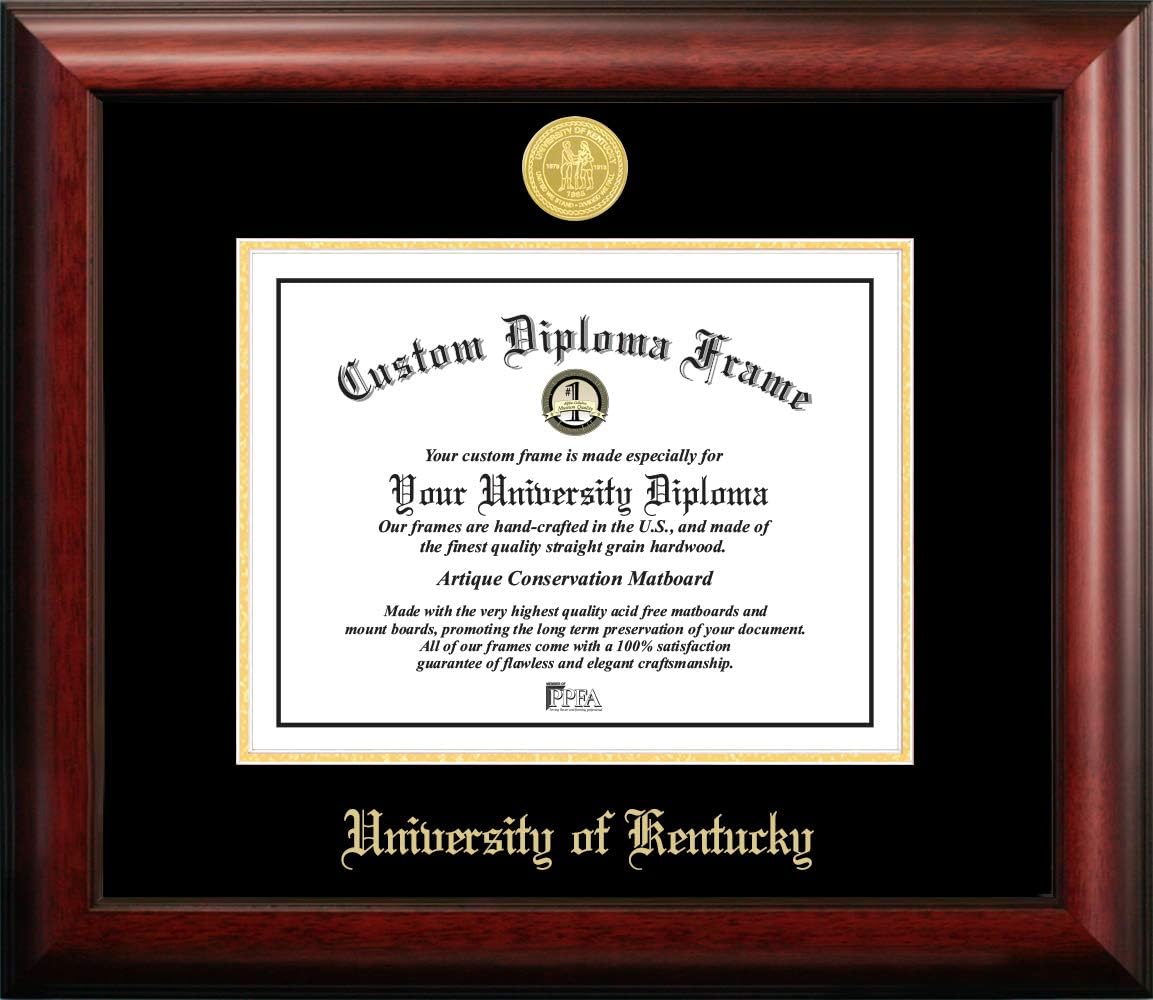Amazon.com: Campus Images KY998GED University of Kentucky Diploma Frame, 8.5" x 11", Gold ...